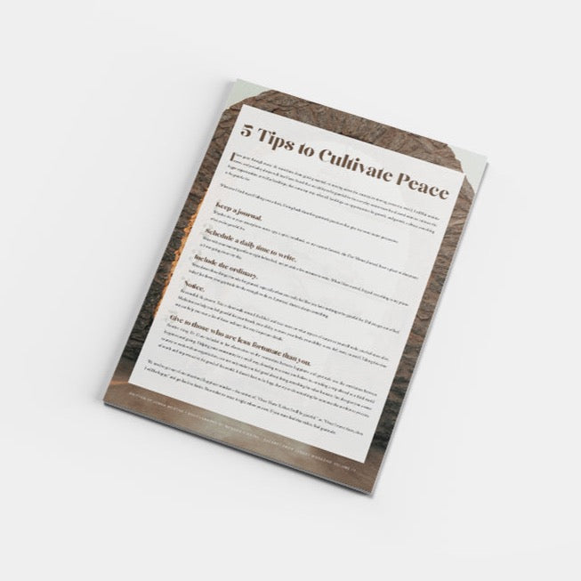 Printable: 5 Practices to Cultivate Peace – Legacy Magazine